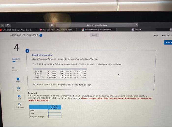 Solved eztomheducation.com atlanta falant svg - Google | Chegg.com