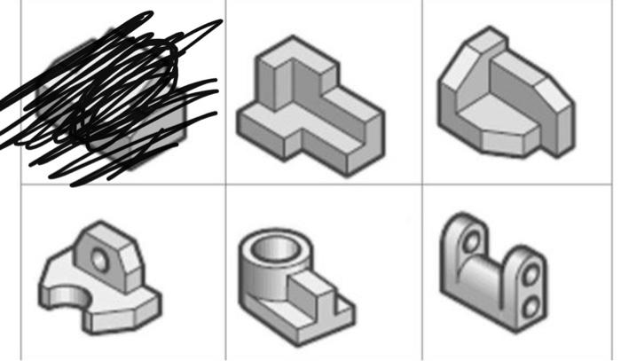 Solved For the shown 3D objects below, sketch Manually | Chegg.com Solved For the shown 3D objects below, sketch Manually | Chegg.com