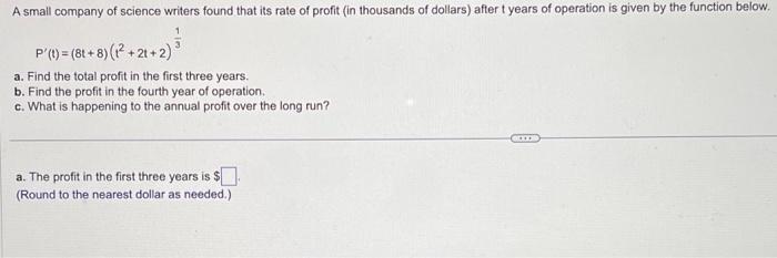Solved A small company of science writers found that its | Chegg.com
