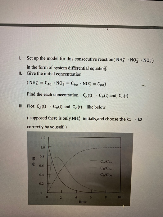 6. M (Consecutive reaction) The product of one | Chegg.com