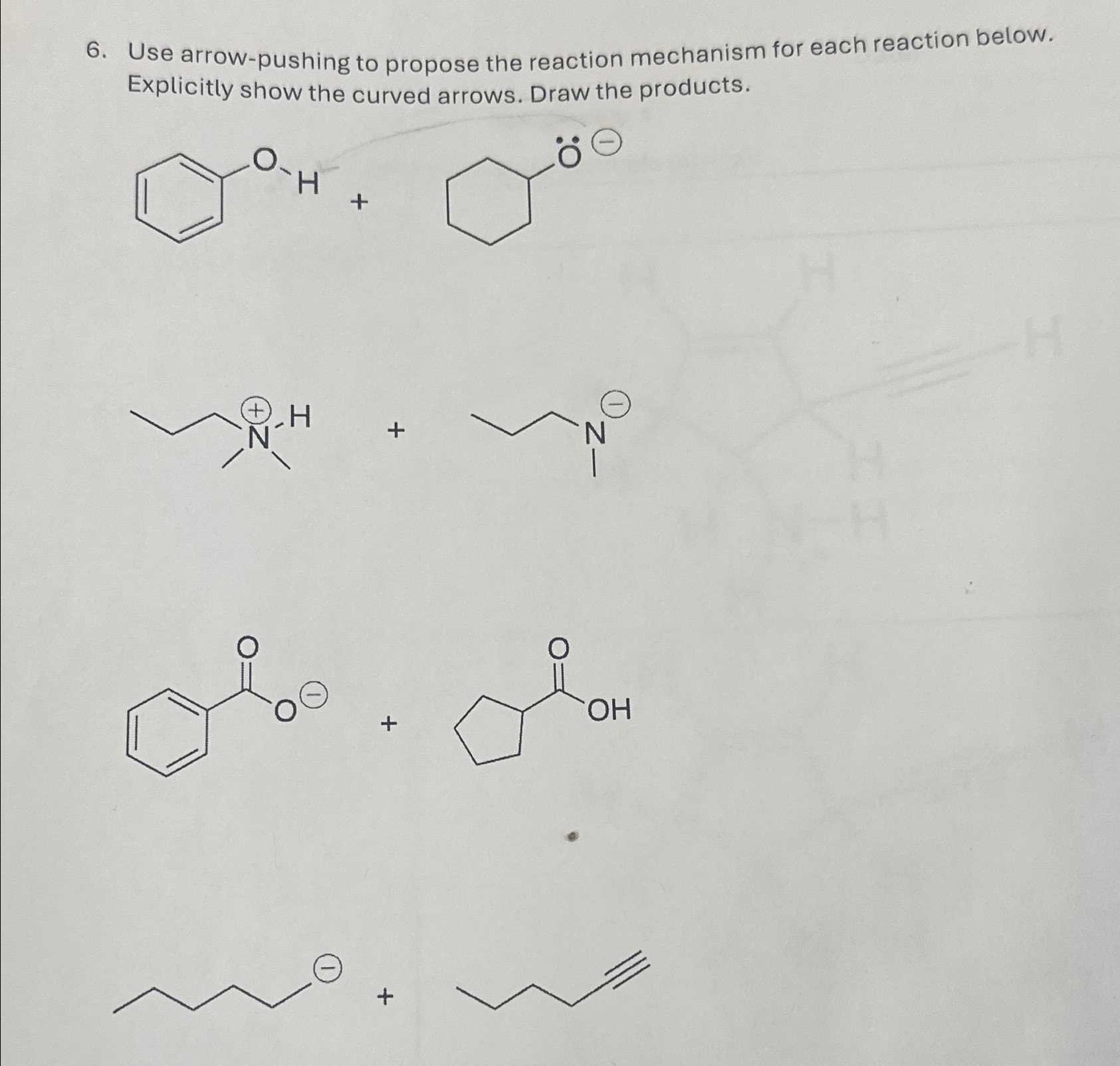 Solved Use arrow-pushing to propose the reaction mechanism | Chegg.com