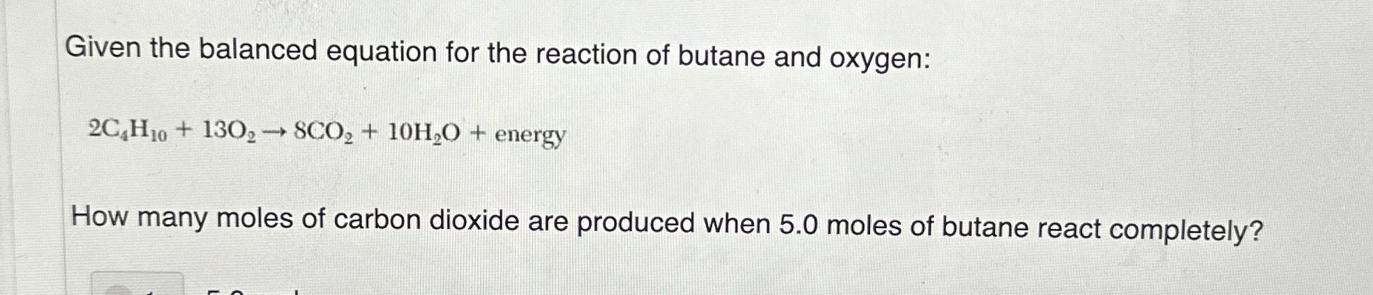 Solved Given the balanced equation for the reaction of | Chegg.com