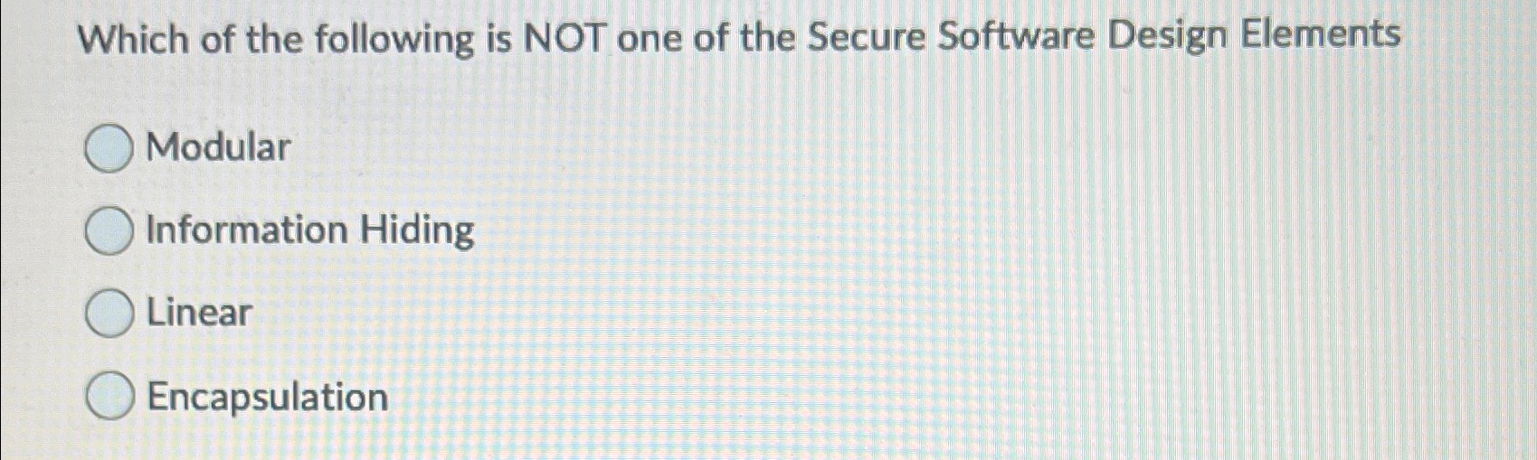 Solved Which of the following is NOT one of the Secure | Chegg.com
