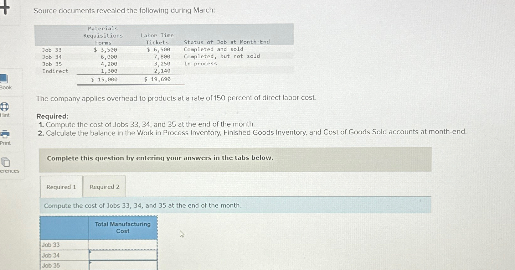Solved Source documents revealed the following during | Chegg.com