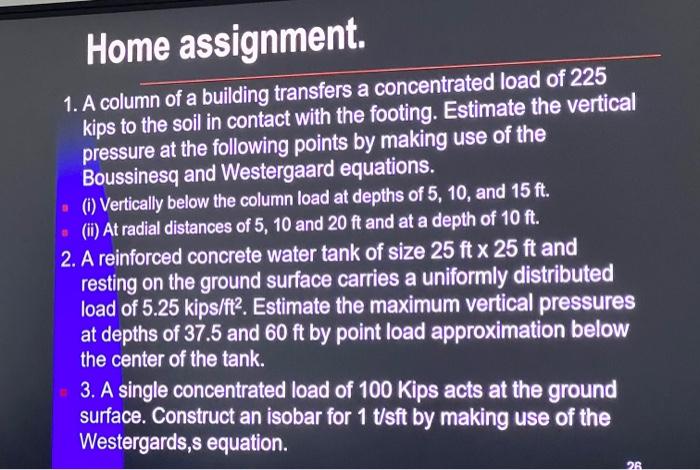 Solved Home assignment. 1. A column of a building transfers | Chegg.com
