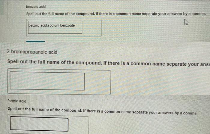 Solved Spell out the full name of the compound. If there is | Chegg.com