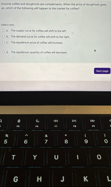 Solved Assume coffee and doughnuts are complements. When the | Chegg.com