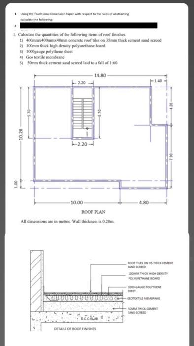 Solved Using the Traditional Dimension Paper with spect to | Chegg.com