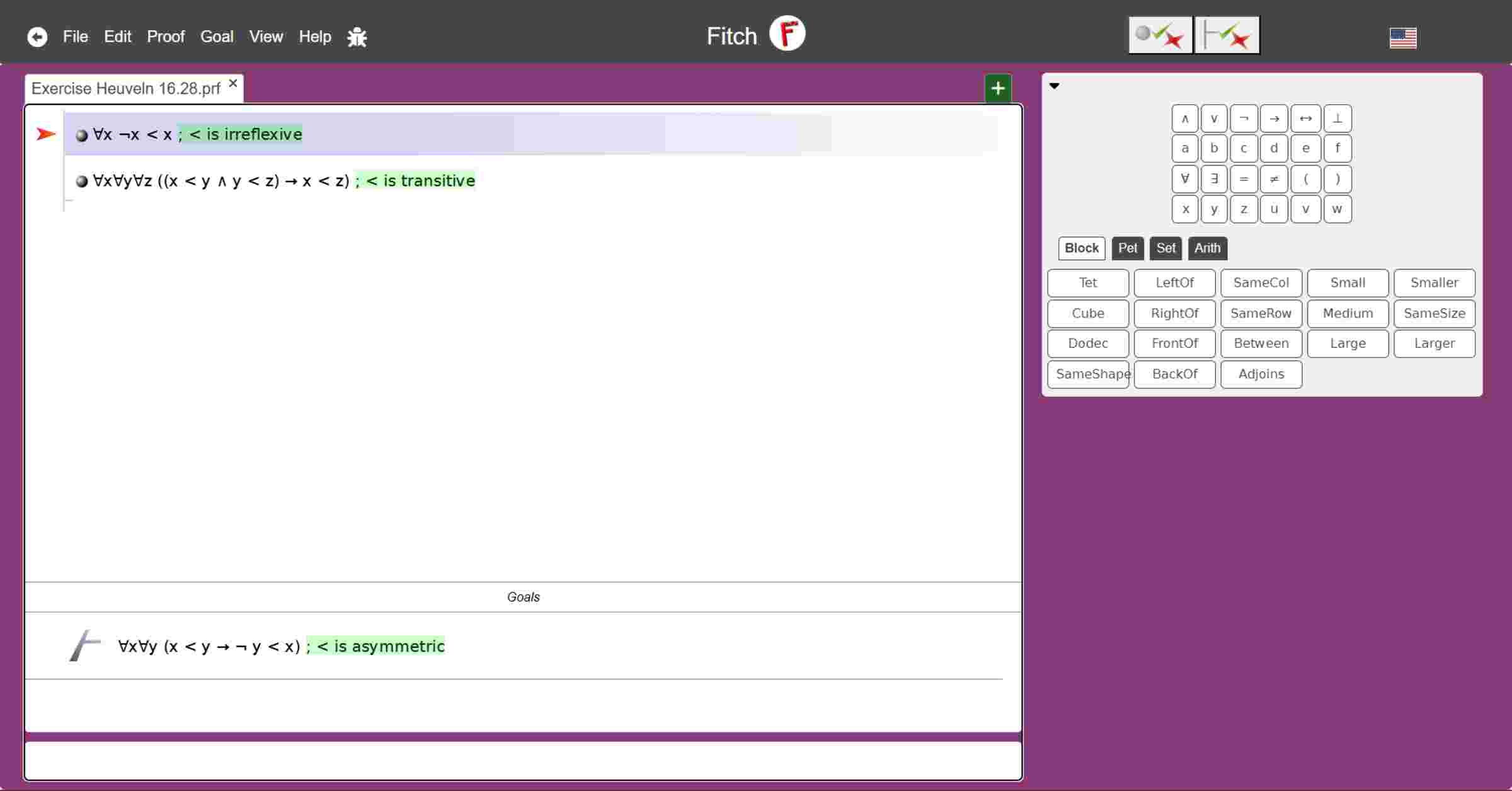 Solved Please help with the Fitch logic problem please. | Chegg.com