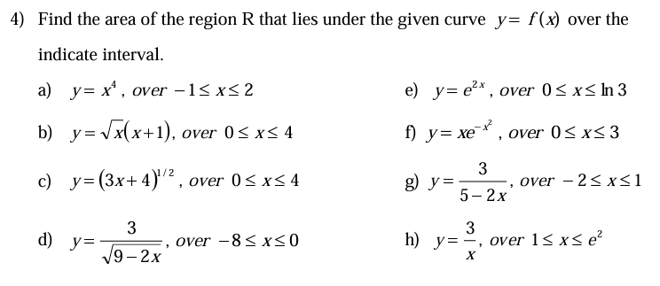 Solved Find the area of the region R ﻿that lies under the | Chegg.com
