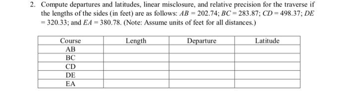 Solved Using the compass (Bowditch) rule, adjust the | Chegg.com