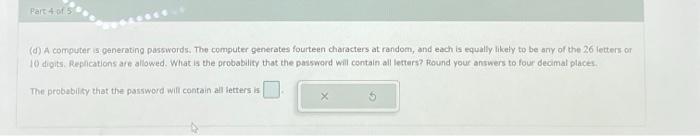 Solved A computer password consists of fourteen characters. | Chegg.com