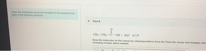 Solved Draw the condensed structural formulas for the | Chegg.com
