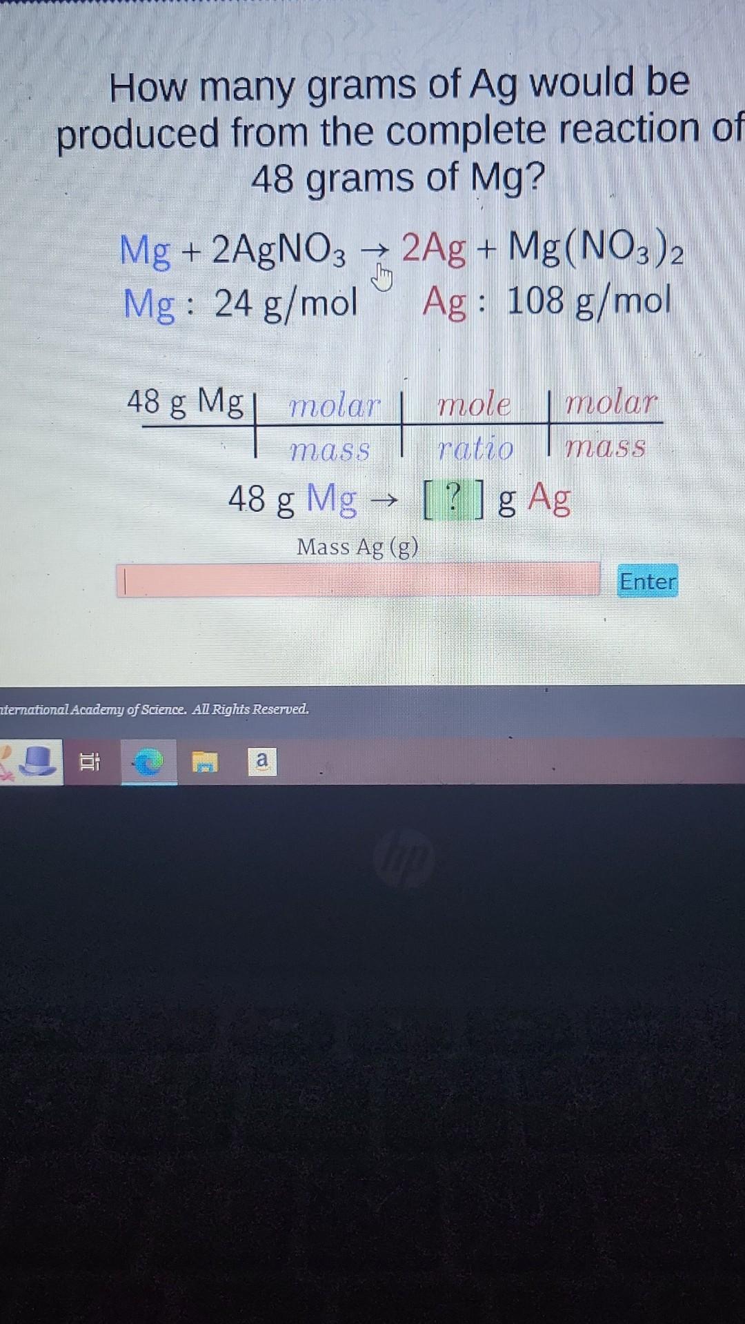 Solved How many grams of Ag would be produced from the | Chegg.com