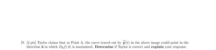 Solved The curve traced out from left to right by a | Chegg.com