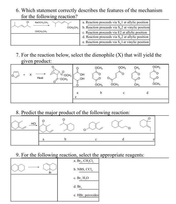 Solved 6. Which statement correctly describes the features | Chegg.com