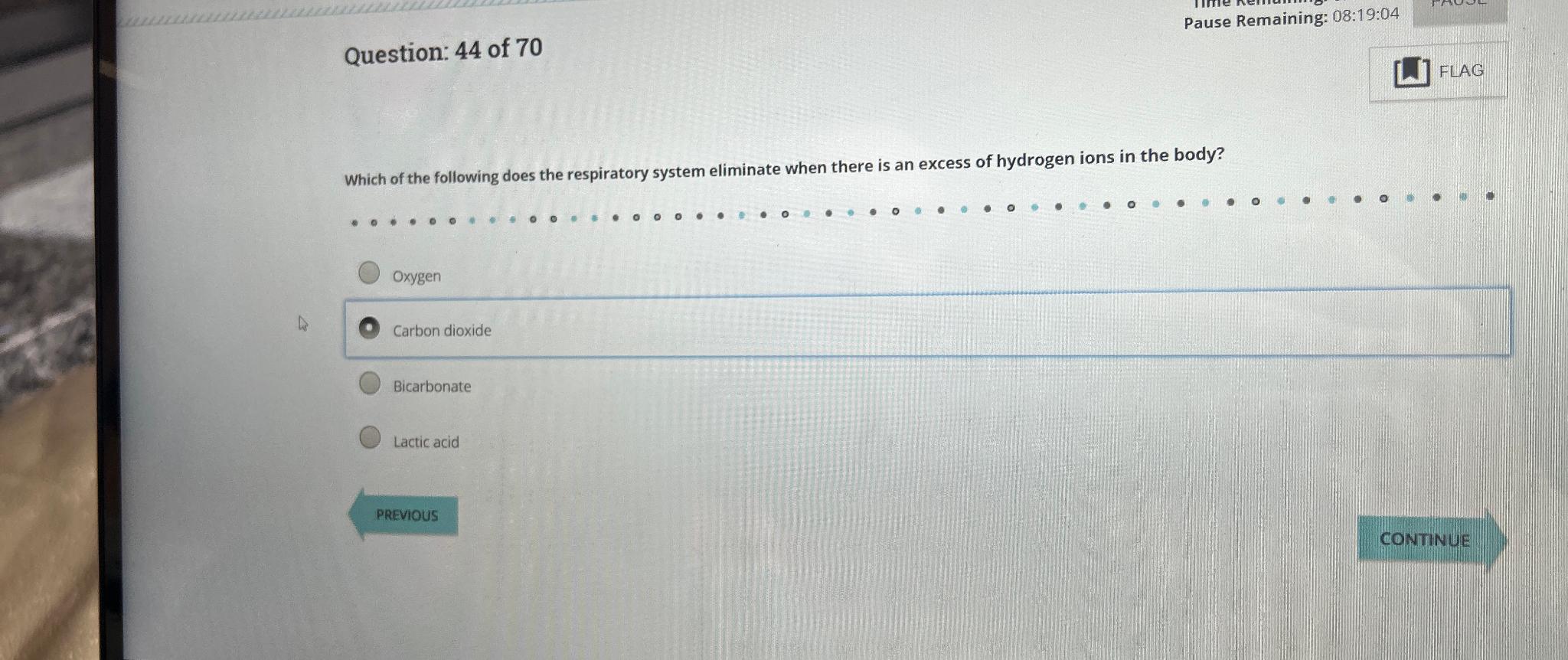 Solved Question: 44 ﻿of 70Pause Remaining: | Chegg.com