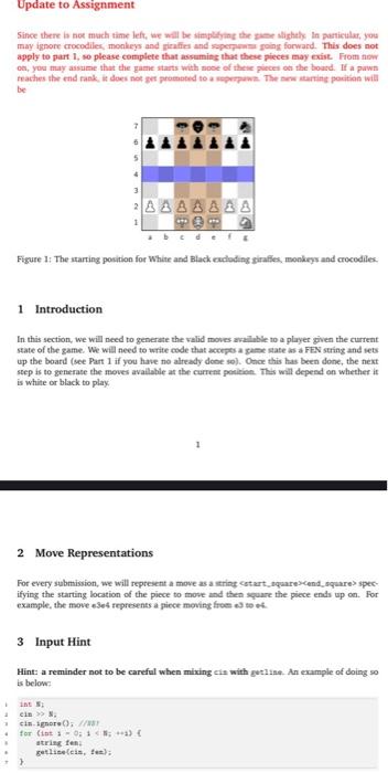 Solved 2 Forsyth-Edwards Notation Forsyth-Edwards Notation | Chegg.com