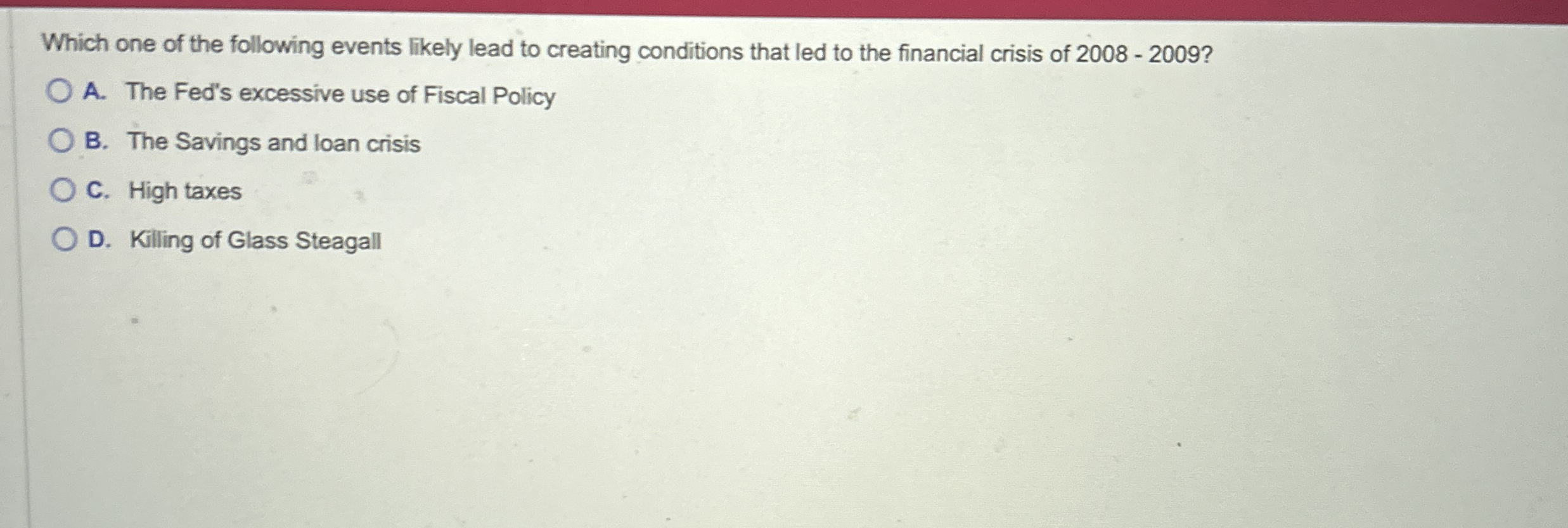 Solved Which one of the following events likely lead to | Chegg.com