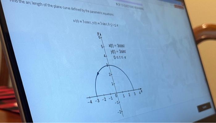 Solved Question 11 Section 7.2 Calculus of Parametric Curves | Chegg.com