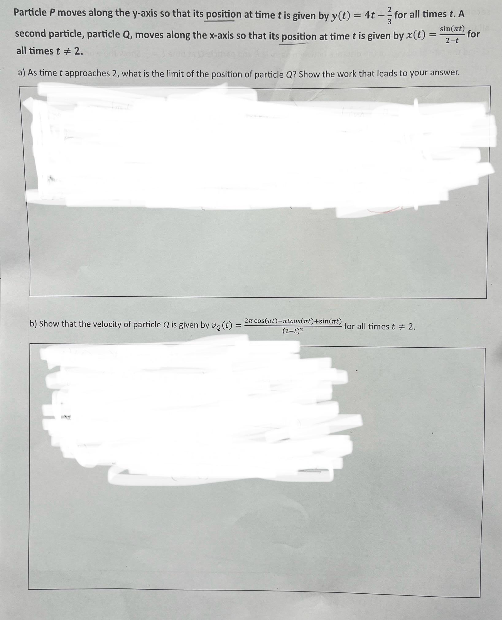 Solved Particle P ﻿moves along the y-axis so that its | Chegg.com