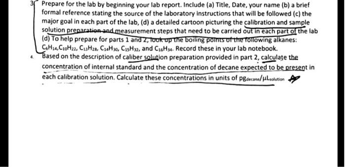Prepare for the lab by beginning your lab report. | Chegg.com