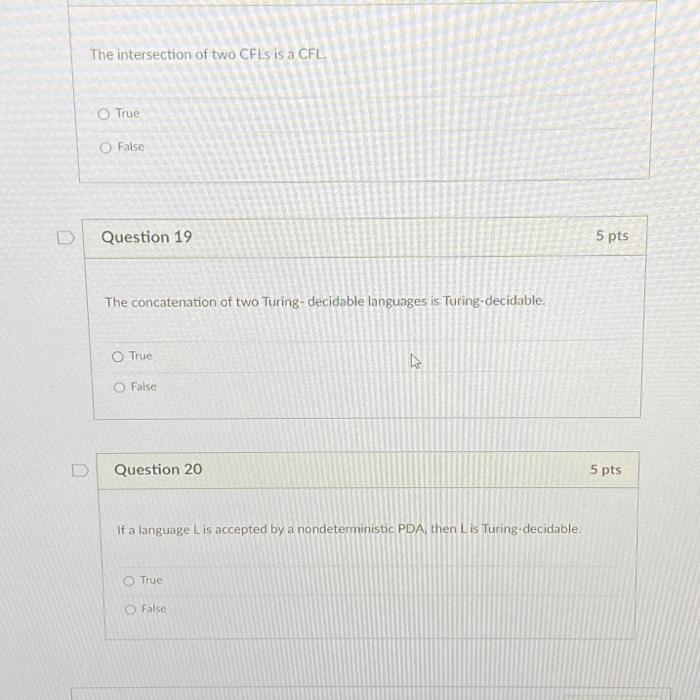 Solved There exists a language L that is Turing-decidable | Chegg.com