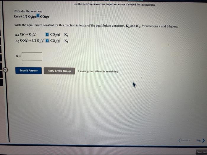 Solved Use the References to access important values if | Chegg.com