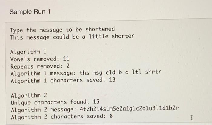 Solved Algorithm 1 This Algorithm Creates A String From The 9458