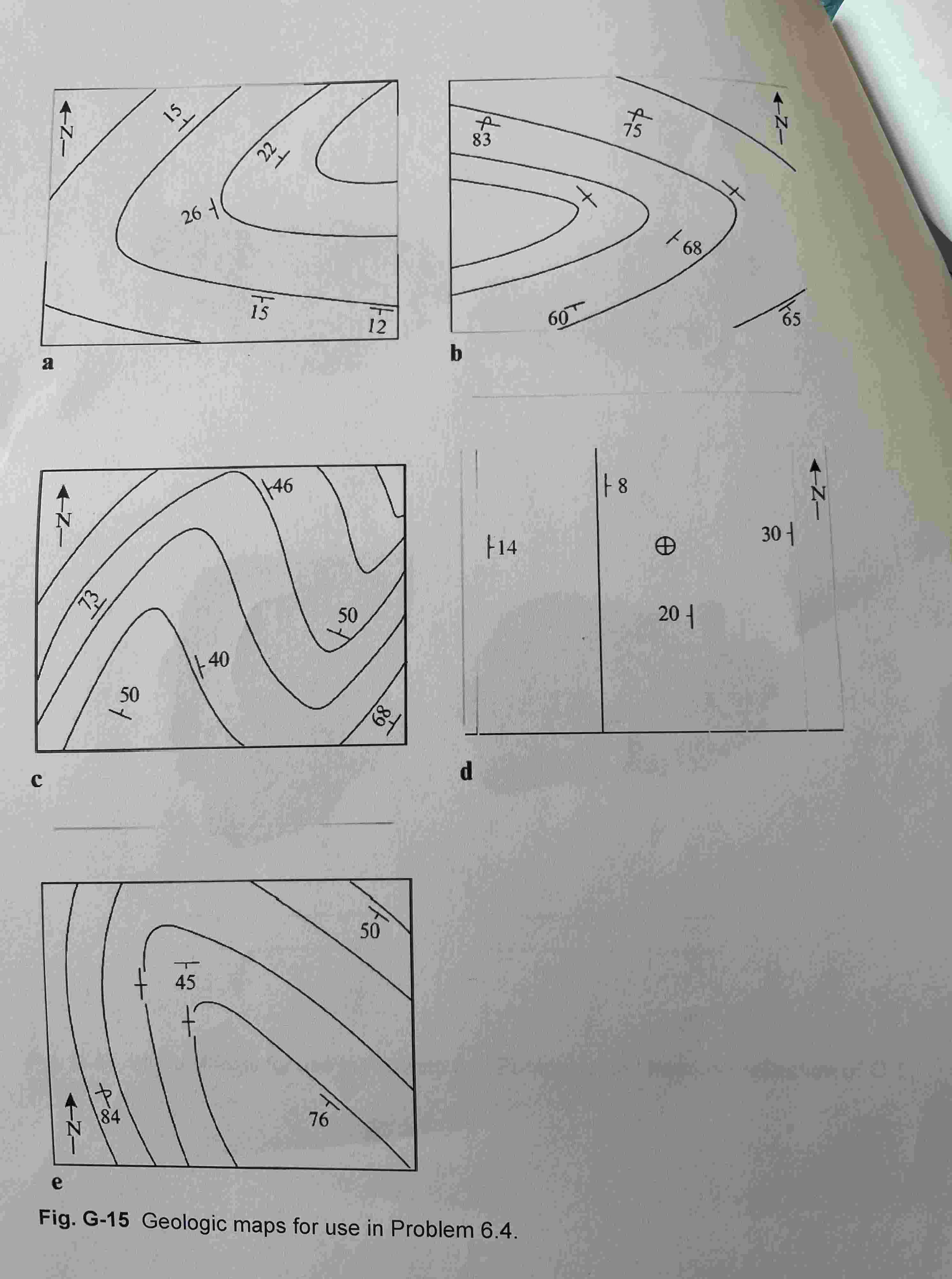 Solved figure G-15 ﻿contains five geologic maps, each of | Chegg.com