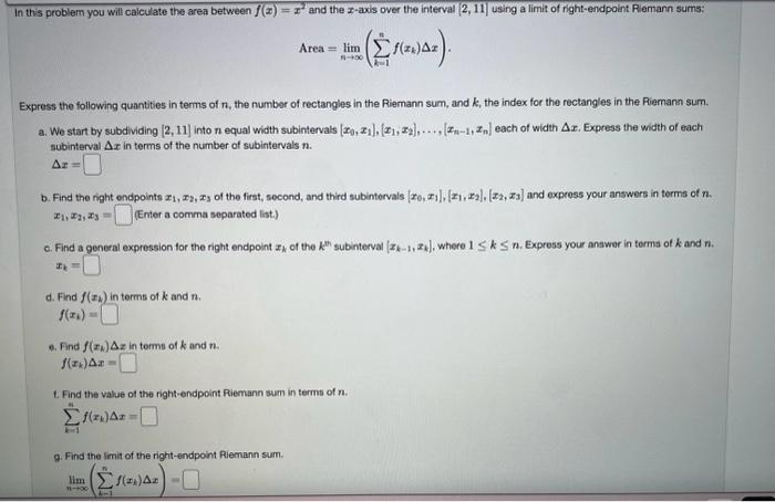 Solved this problem you will calculate the area between | Chegg.com