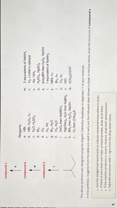 The above synthesis was designed using the Organic | Chegg.com