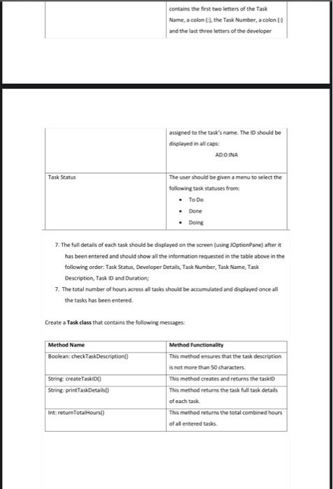 Solved Part 2 - Adding Tasks feature (Marks: 55) At the end | Chegg.com