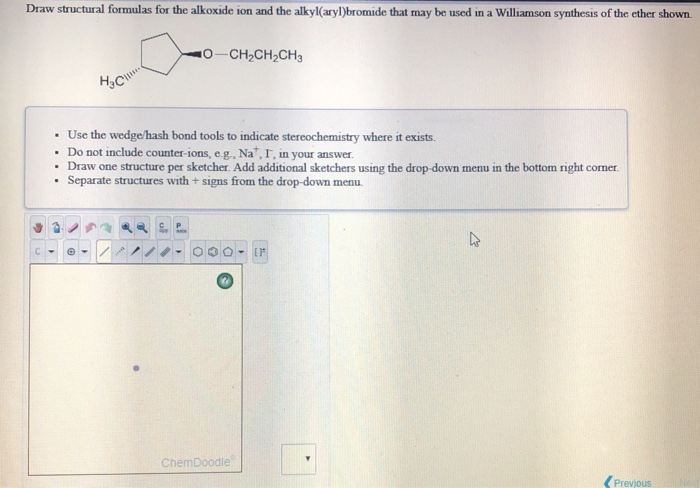 Solved Draw structural formulas for the alkoxide ion and the | Chegg.com