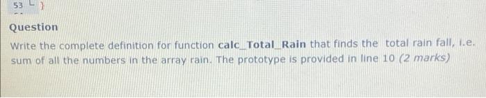 Solved void welcome_message void getRainfall(ifstream& | Chegg.com