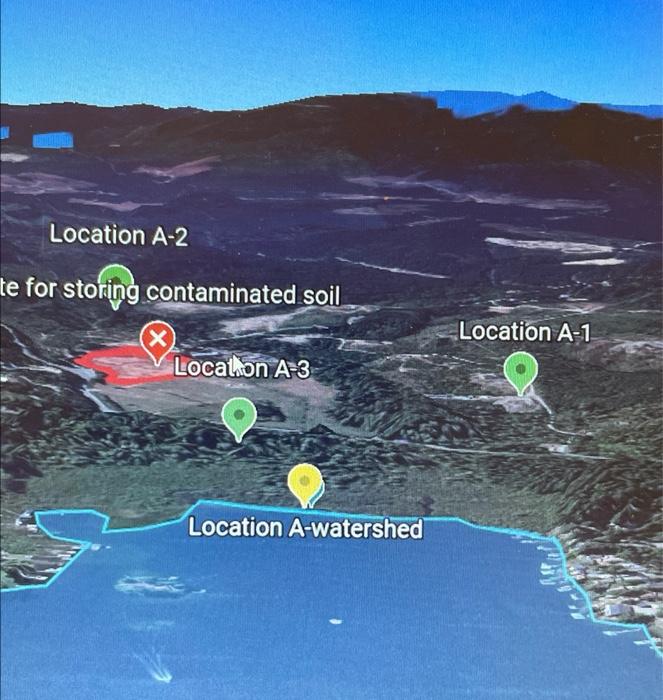 Solved Below is a link to a map in Google Earth Web Version. | Chegg.com