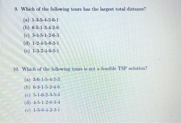 Solved The following table represents the distance between 6 | Chegg.com