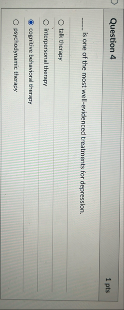 Solved Question 41 ﻿ptsq, ﻿is one of the most well-evidenced | Chegg.com