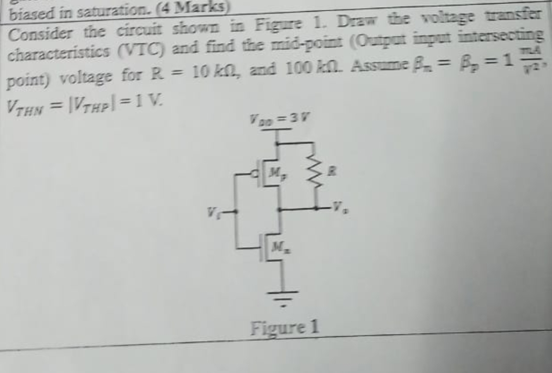 Consider the circuit shown in Figure 1. ﻿Draw the | Chegg.com