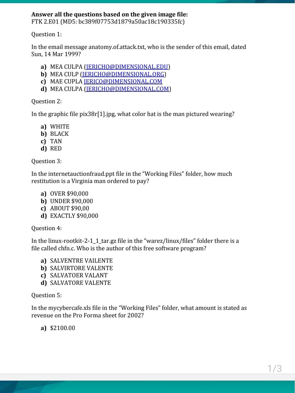 Solved Answer all the questions based on the given image | Chegg.com