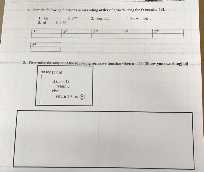 Solved 6. Consider the following sequence of numbers: | Chegg.com