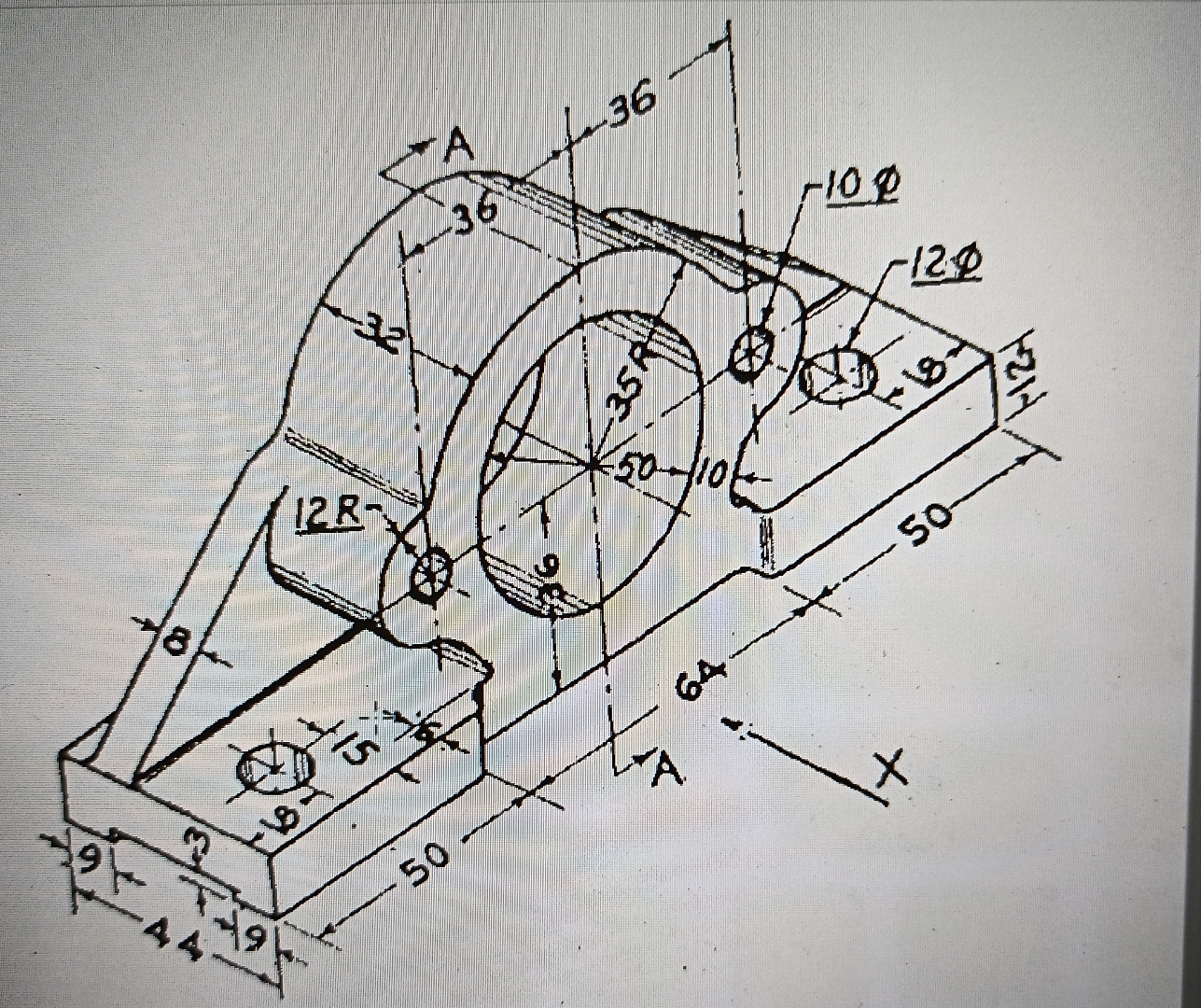Design a Turning Fixture for use when finish boring | Chegg.com