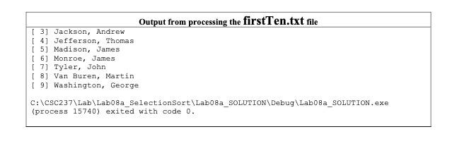 Solved Programming Exercise This lab exercise involves | Chegg.com