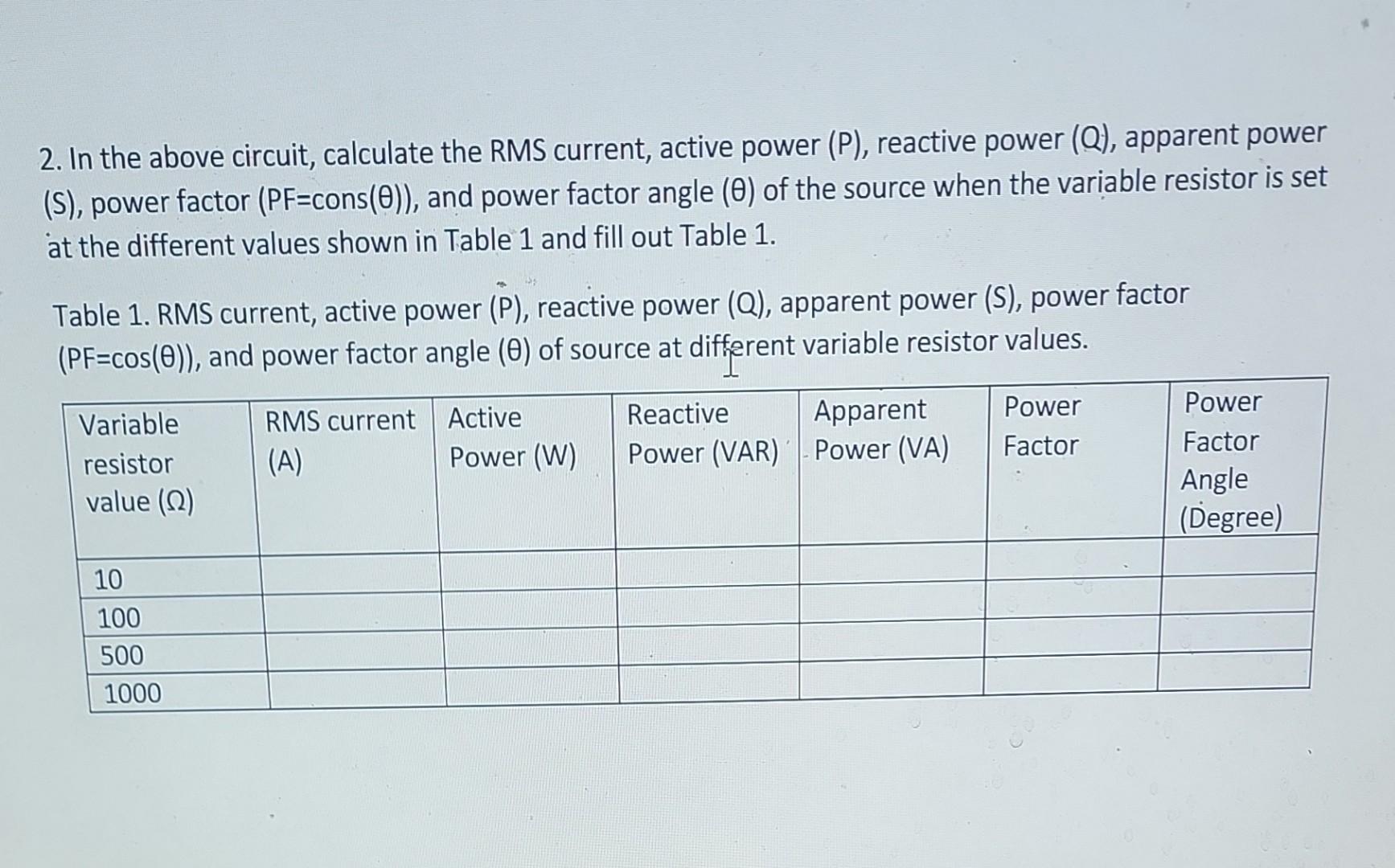 Solved 1. Draw the schematic diagram of an inductive load | Chegg.com