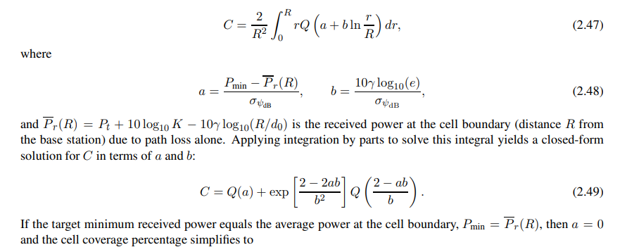 Solved Derive the formula for cell coverage percentage | Chegg.com