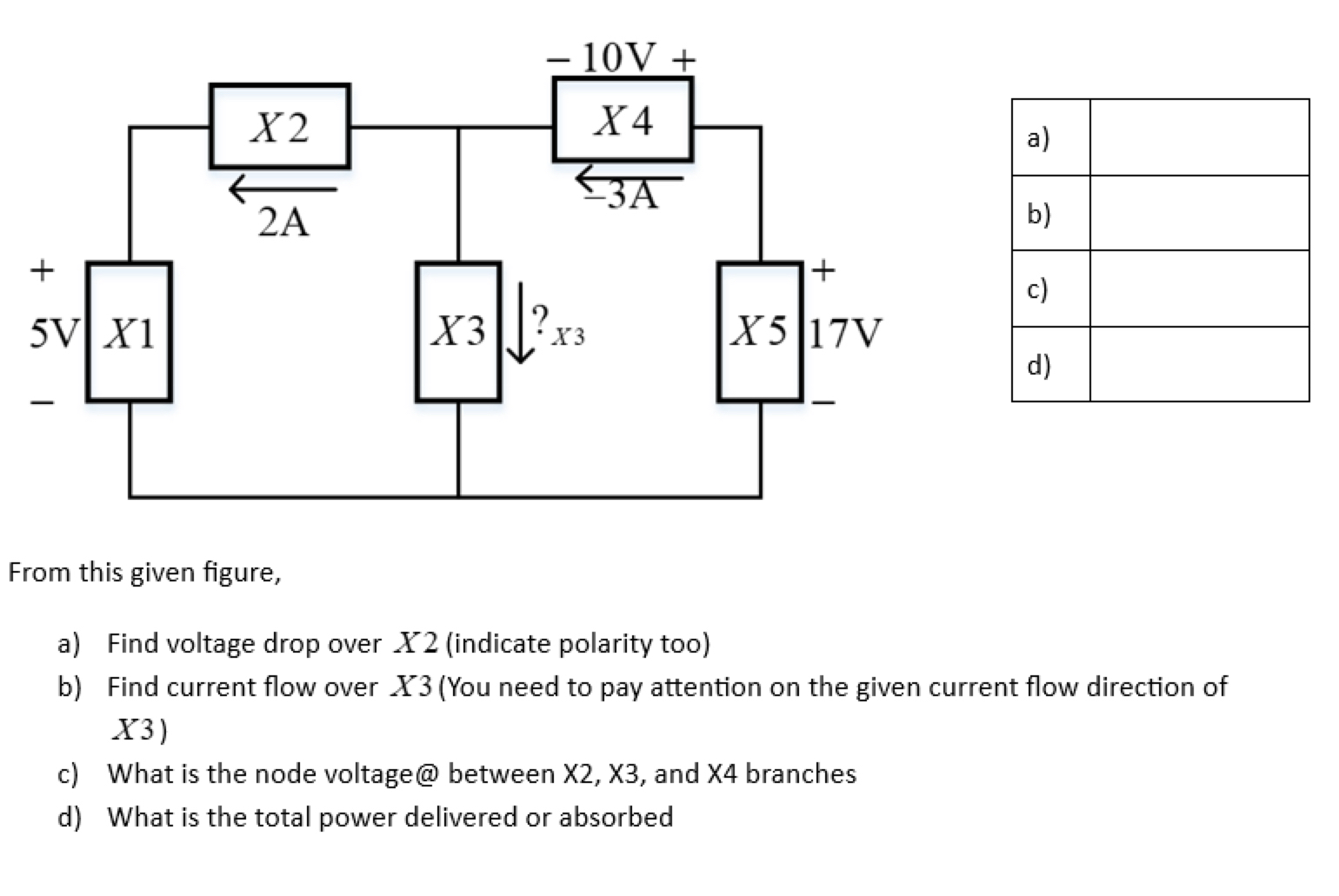 Solved \table[[a),],[b),],[c),],[d),]]From this given | Chegg.com