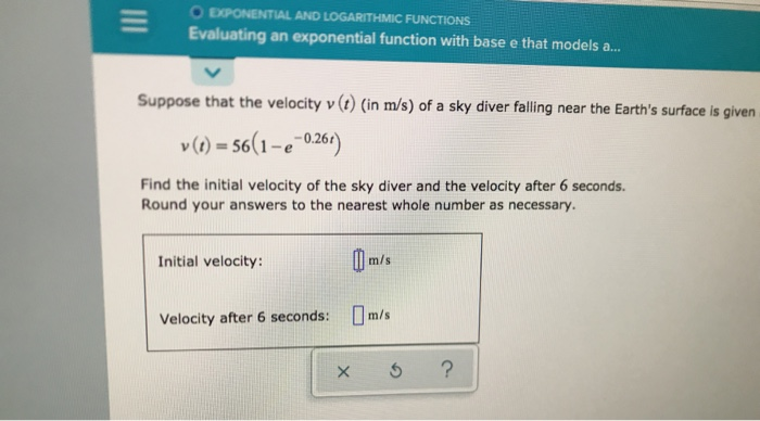 Solved III O EXPONENTIAL AND LOGARITHMIC FUNCTIONS | Chegg.com
