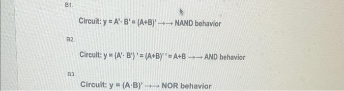 Solved 2. During the second part, De Morgan laws are tested. | Chegg.com