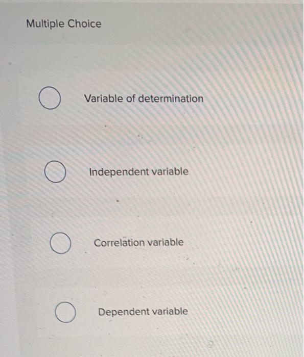 Solved In regression analysis, what variable is used to | Chegg.com