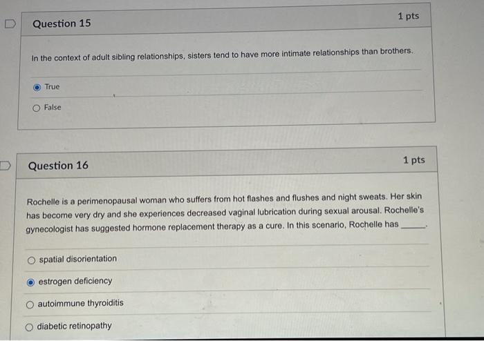 Solved Question 19 1 pts Agreeableness is a factor in the | Chegg.com
